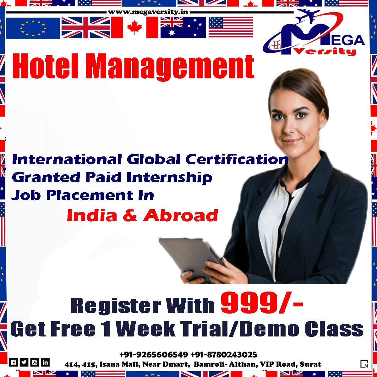Hotel Management Course - hospitality management - Megaversity